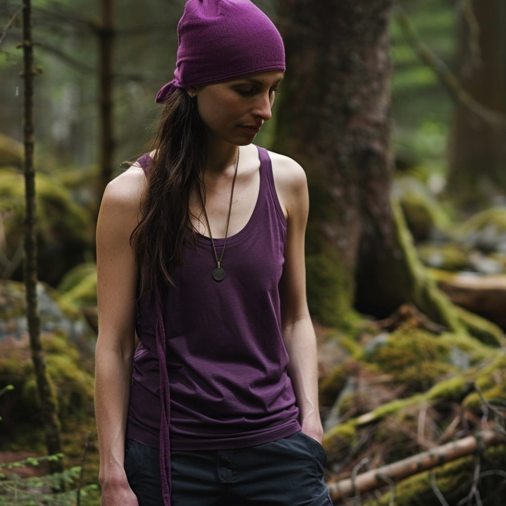 Wool tank tops from Canada | Shop merino wool tops for women | Econica ...